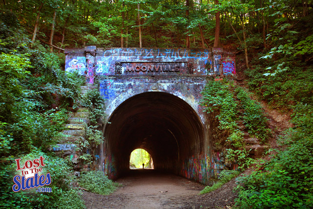 The Haunted Moonville Tunnel - Lost In The States