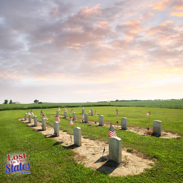 The Cemetery in the Farm Field - Lost In The States